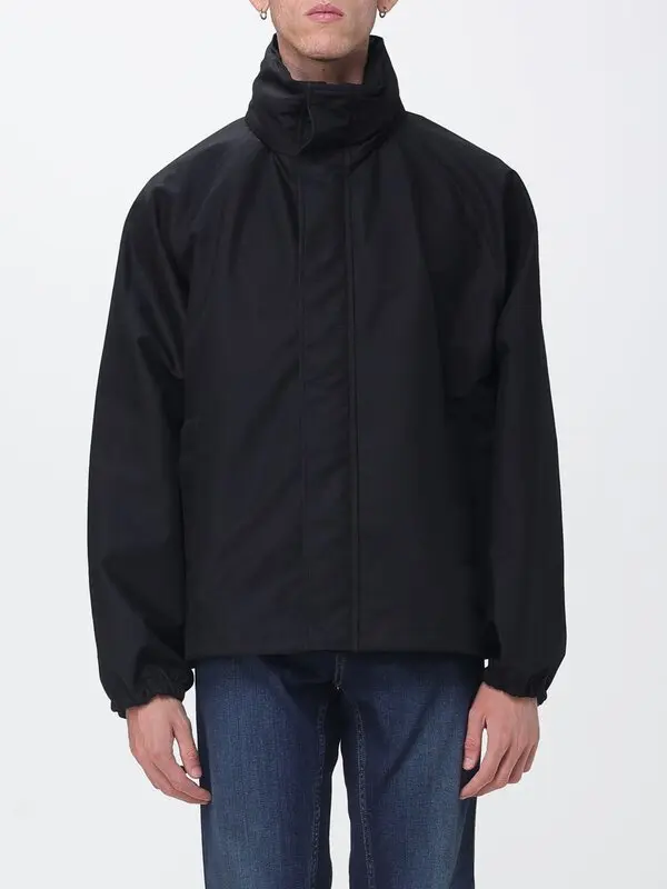 Gucci Monogram Cotton Canvas Windbreaker Jacket With Packable Hood And High Neck
