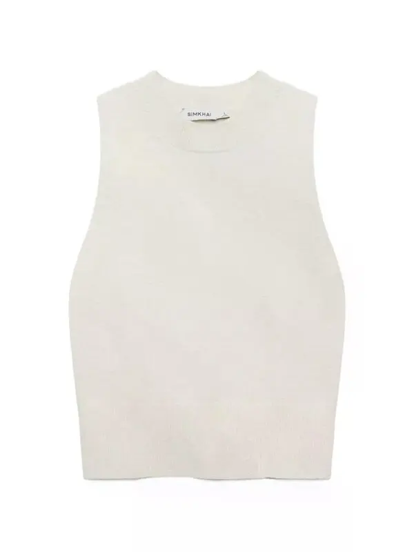 Simkhai Tatyana Boucle-knit Tank Top