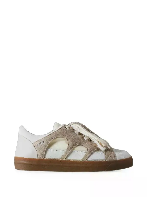 SANTHA Love Park Scoobydoo Cut-out Panelled Sneakers