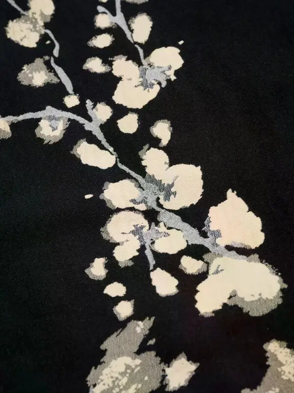 PSOPHIA Floral-print Funnel-neck Coat