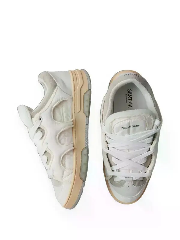 SANTHA Model 1 Panelled Low-top Sneakers