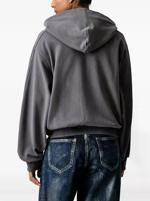 Adidas Kit Logo-embroidered Zip-up Hoodie