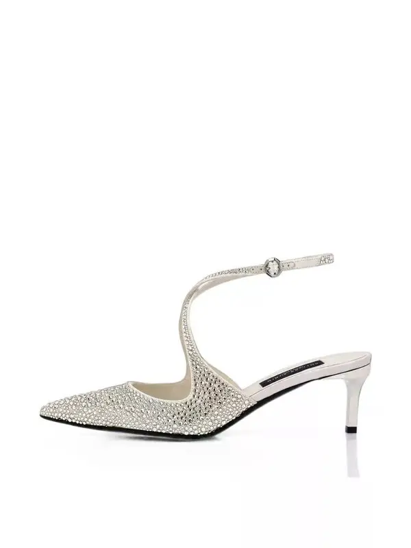 Philipp Plein Slingback Shoes Strass - Neutrals