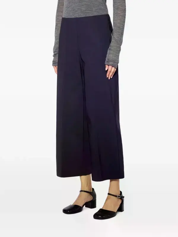 Liviana Conti Cropped Wide-leg Trousers