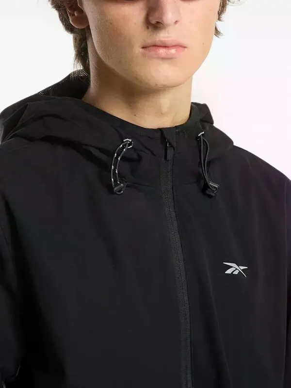 REEBOK Logo-print Lightweight Windbreaker