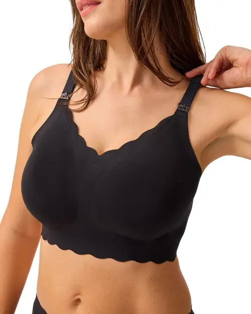 KINDRED BRAVELY Barebond Cotton Maternity & Nursing Bra - Black