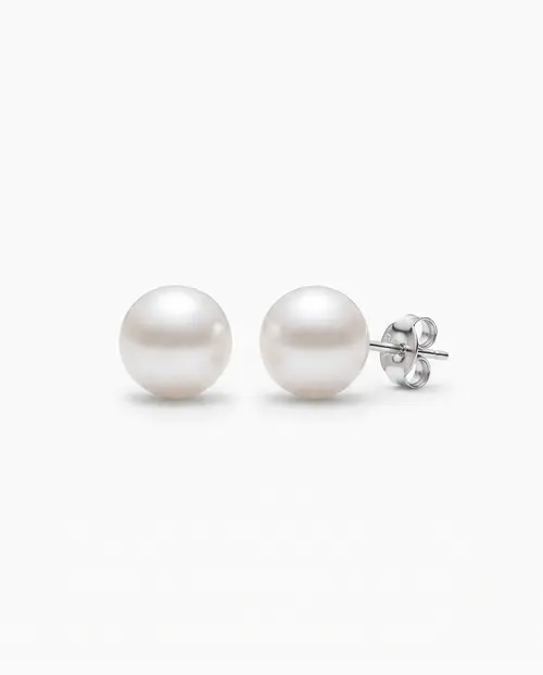 JOEY BABY Minimalist Pearl Stud Earrings