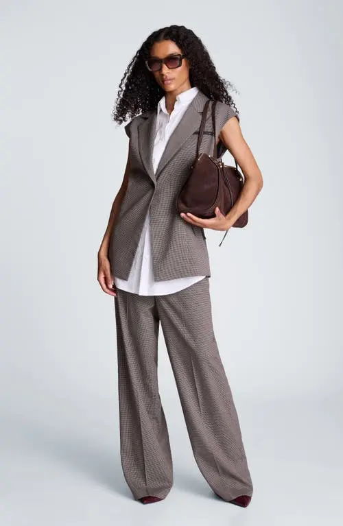KENNETH COLE High Waist Wide Leg Pants