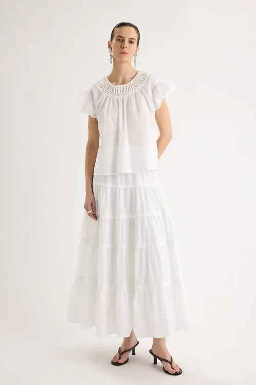 Merlette Marisol Top - White