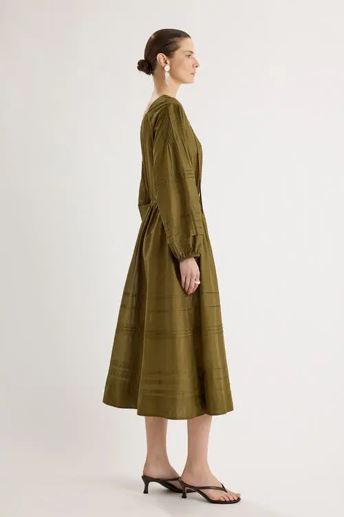 Merlette Leonora Dress - Olive