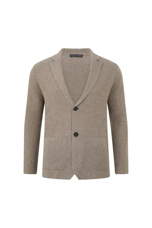 PAUL JAMES Lightweight Cotton Knitted Blazer