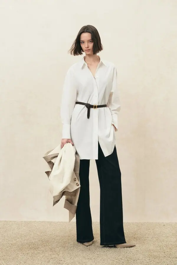 Fabrique Kate High Low Oversized Shirt Dress