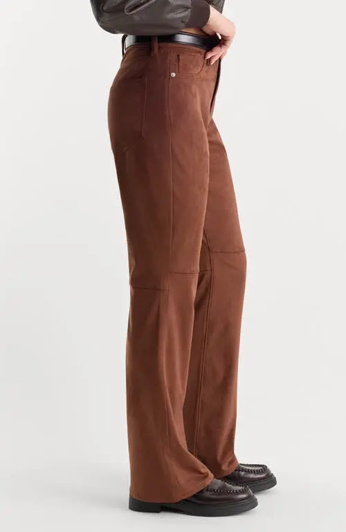Good American Better Than Suede Good Classic Bootcut Pants