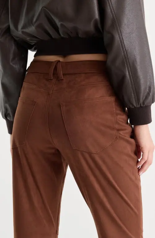 Good American Better Than Suede Good Classic Bootcut Pants