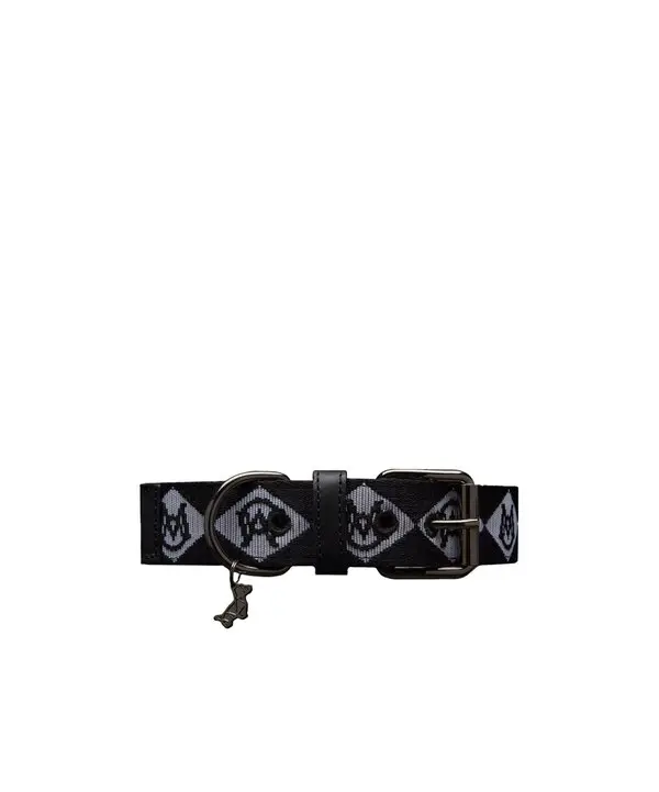 Moncler Monogram-pattern Logo-plaque Dog Collar