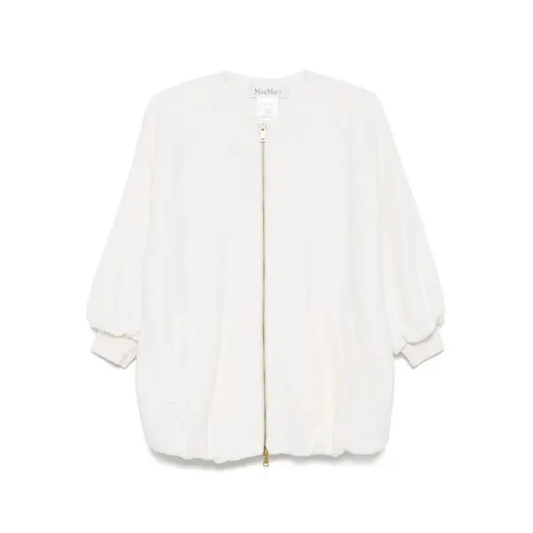 Max Mara Zipper Sweater - White