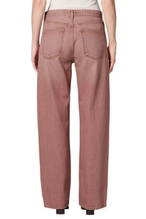 AGOLDE Mid-rise Wide-leg Jeans