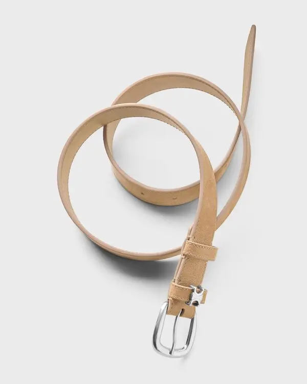Celine Vivienne Belt 25 In Grained Nubuck Calfskin