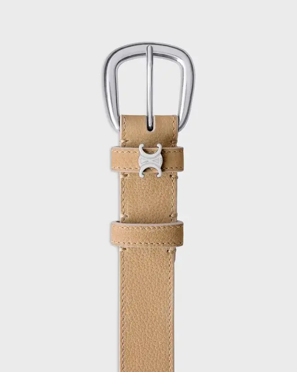 Celine Vivienne Belt 25 In Grained Nubuck Calfskin