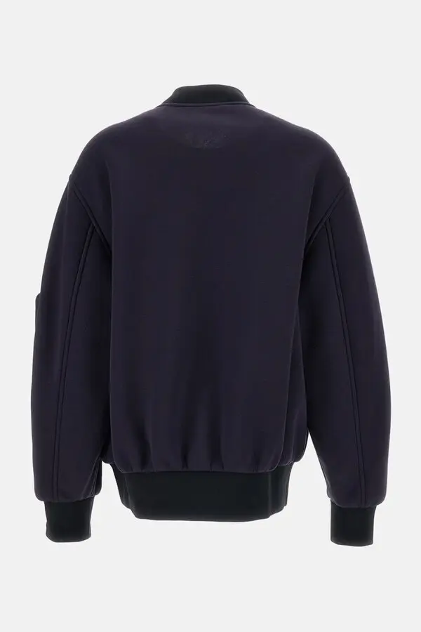 Plan C Bomber Con Zip - Blue