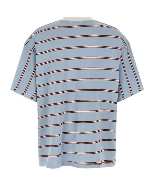 SONG FOR THE MUTE Striped Crew-neck T-shirt
