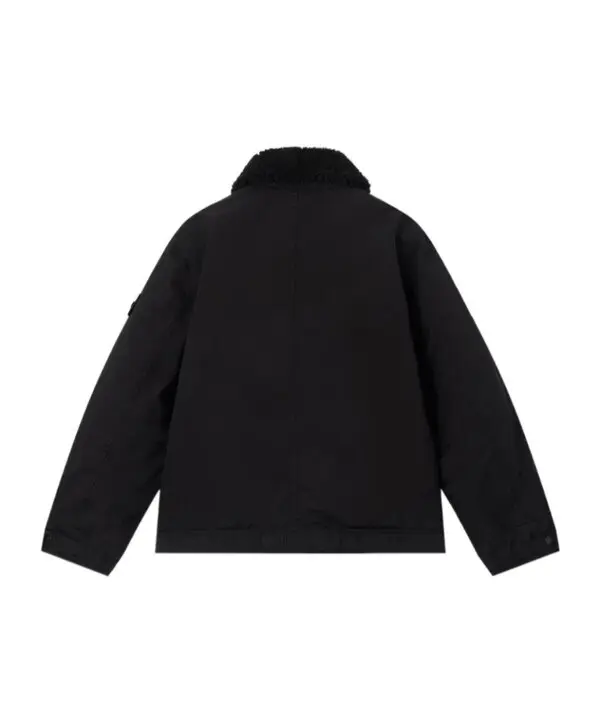 Stone Island Padded Fleece-collar Jacket