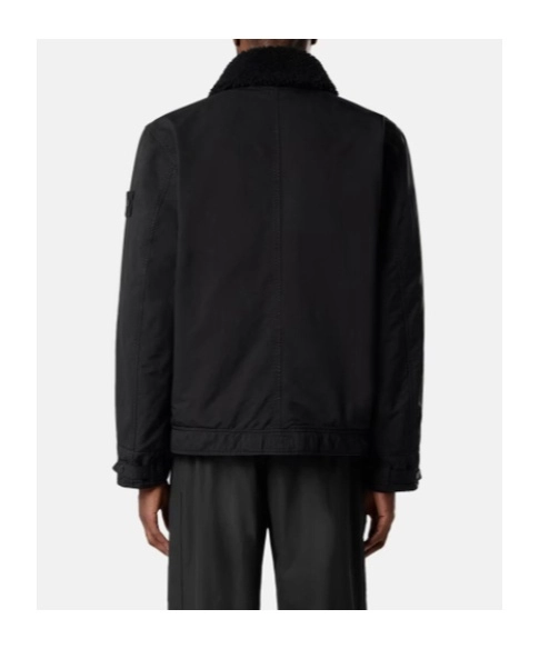 Stone Island Padded Fleece-collar Jacket