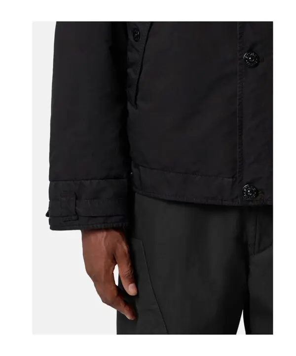 Stone Island Padded Fleece-collar Jacket