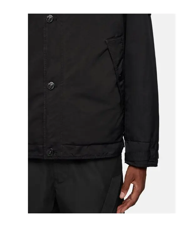 Stone Island Padded Fleece-collar Jacket