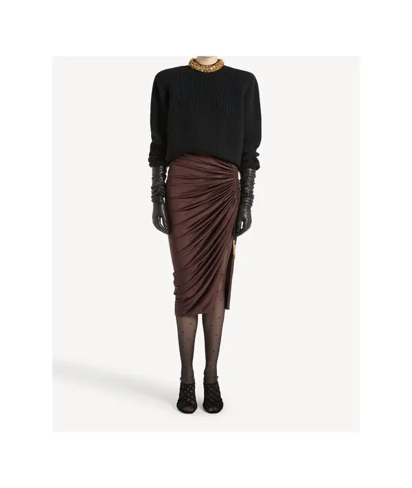 Balmain Cashmere Jumper With Embroidered Trim