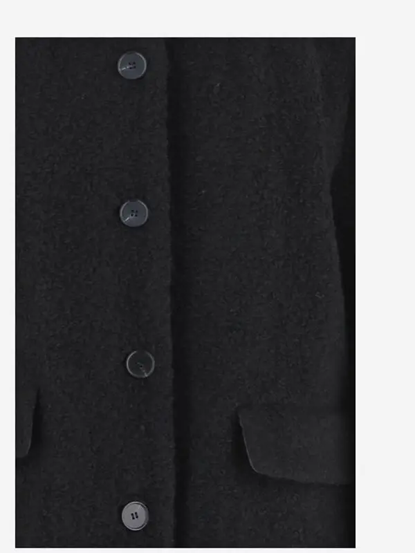 BY MALENE BIRGER Textured Long Button Coat