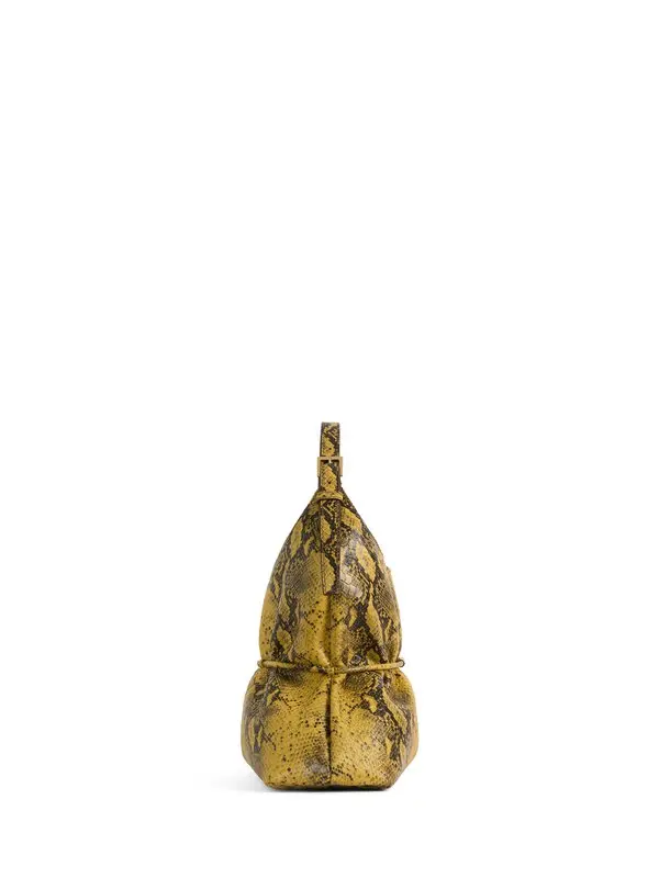 Balmain Sphynx Medium Bag In Python-effect Leather