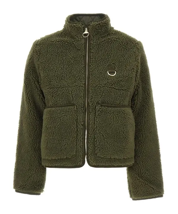 Barbour Fleece Zip-up Stand Collar Jacket