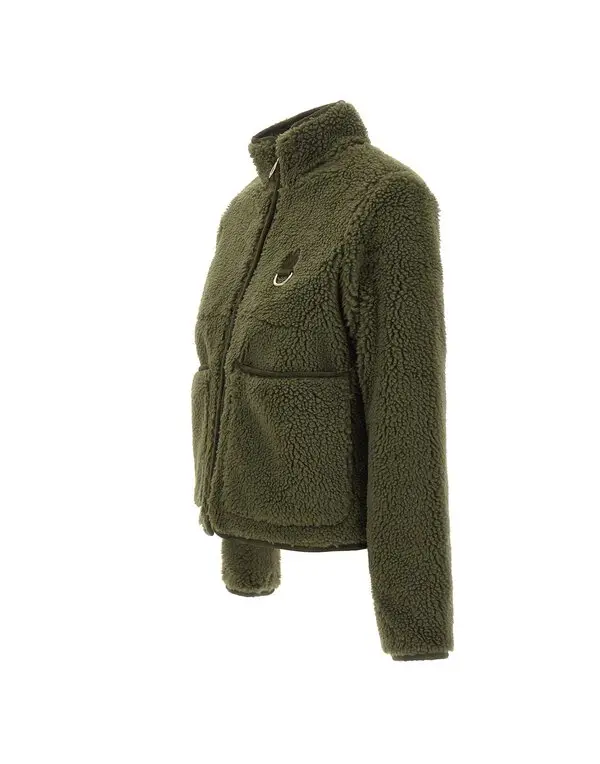Barbour Fleece Zip-up Stand Collar Jacket