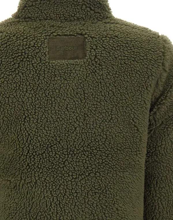 Barbour Fleece Zip-up Stand Collar Jacket