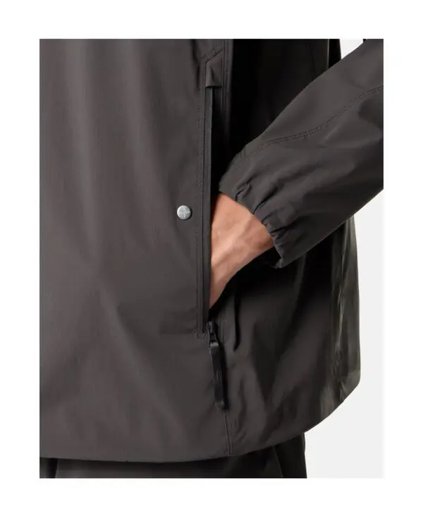 Stone Island Loose-fit Zip-up Overshirt With Drawcord Hem