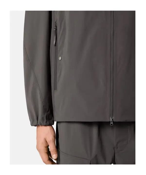 Stone Island Loose-fit Zip-up Overshirt With Drawcord Hem