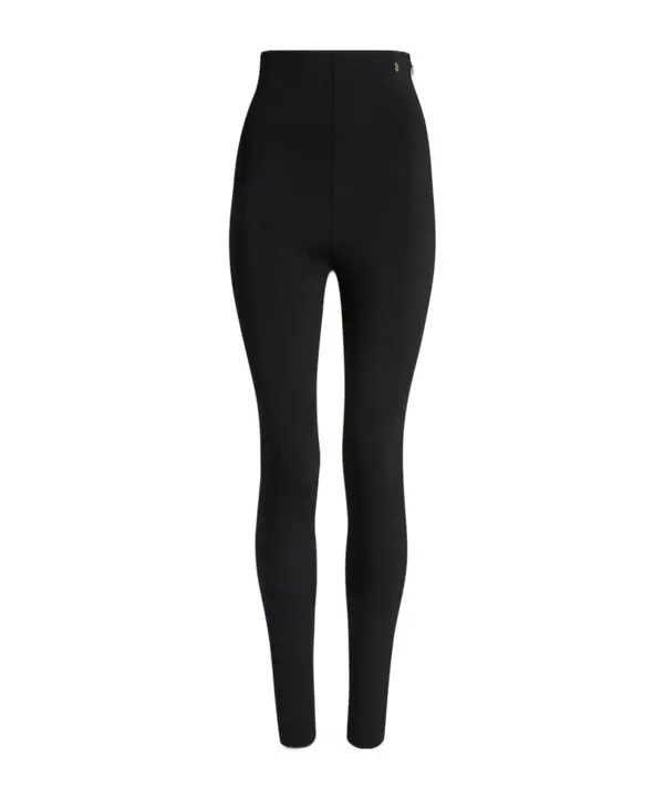 Balmain High-waisted Milano Jersey Trousers