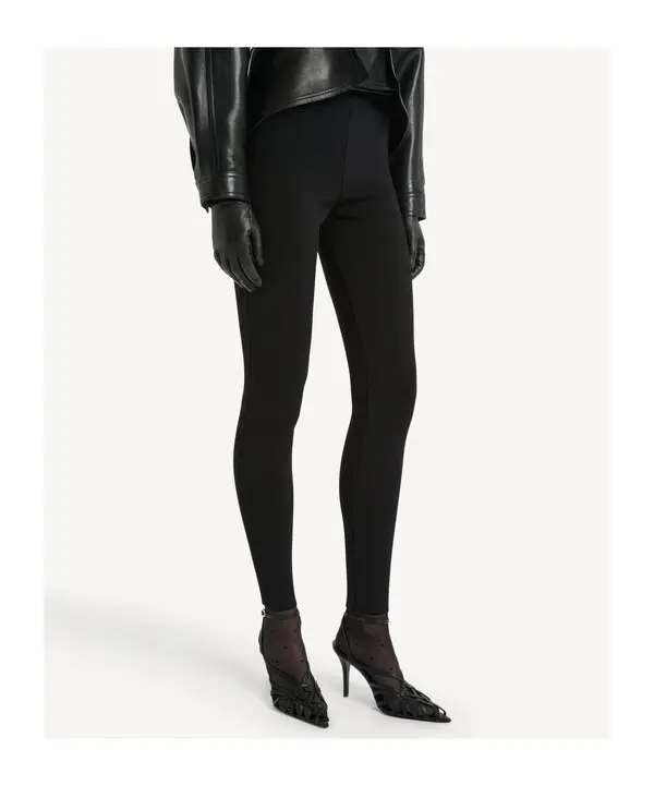 Balmain High-waisted Milano Jersey Trousers