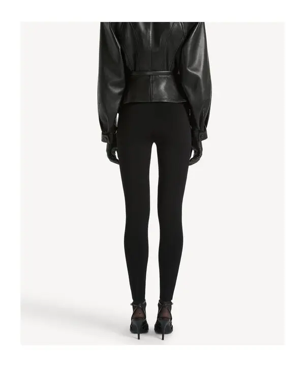 Balmain High-waisted Milano Jersey Trousers