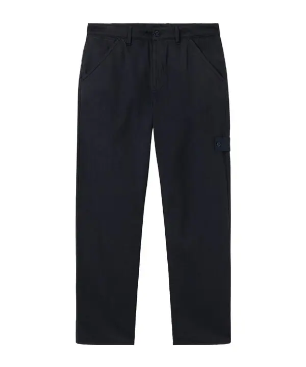 Stone Island Regular-fit Chino Trousers With Pockets