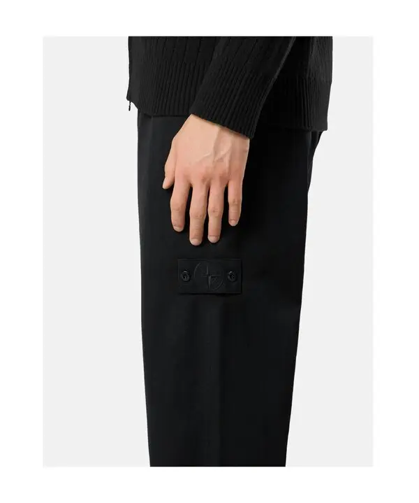 Stone Island Regular-fit Chino Trousers With Pockets
