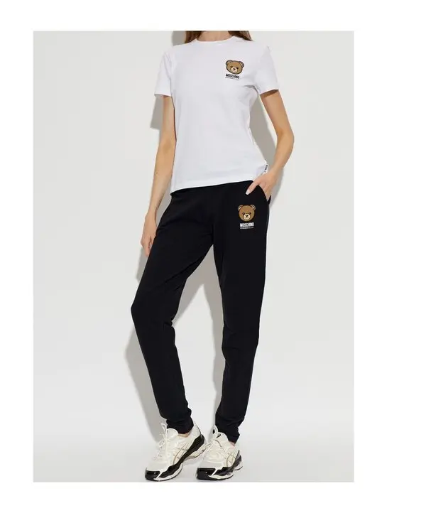 Moschino Bear-printed Short Sleeved T-shirt