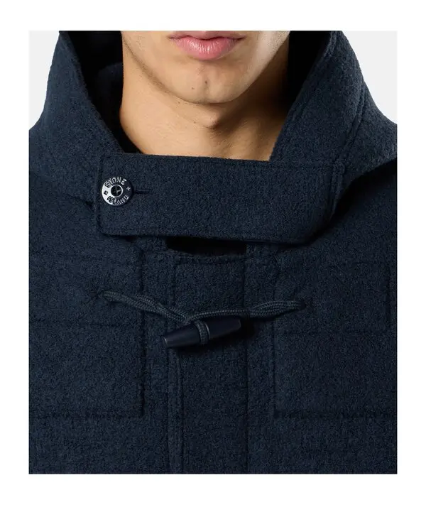Stone Island Loose-fit Duffle Coat With Toggle Buttons