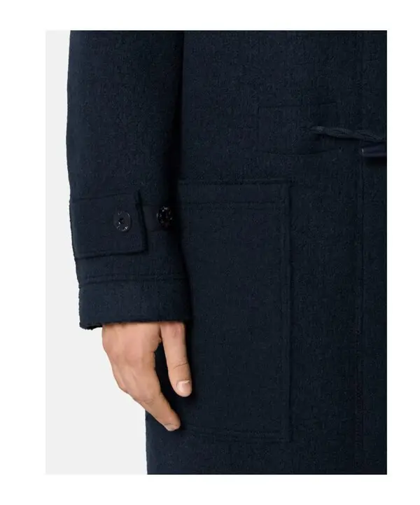 Stone Island Loose-fit Duffle Coat With Toggle Buttons