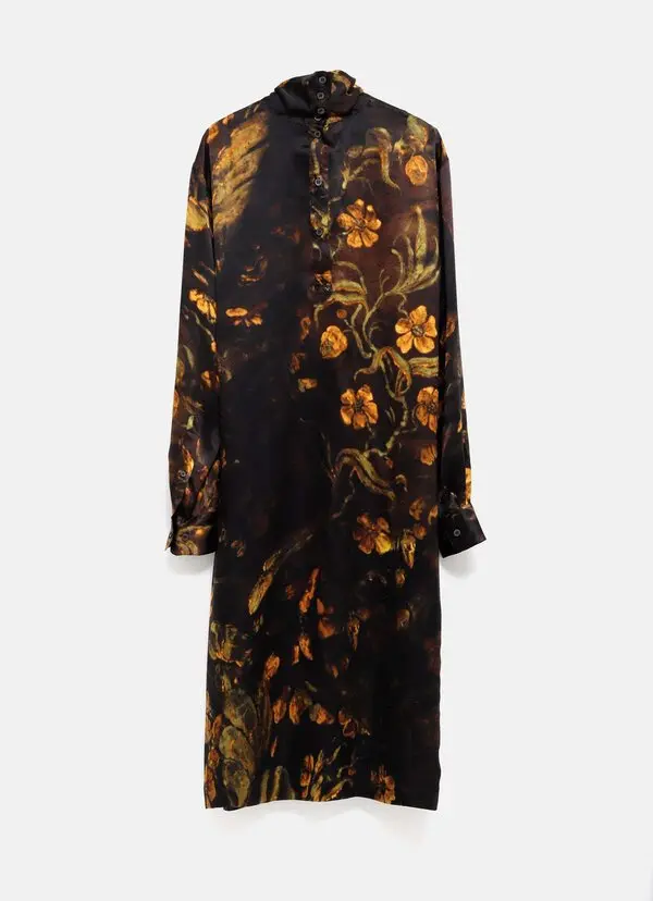 Dries Van Noten Floral Midi Dress