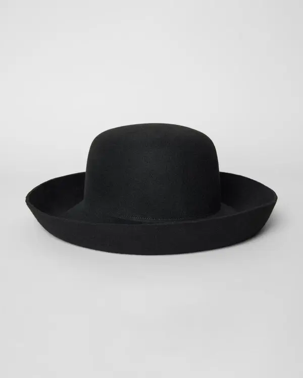 Celine Blossom Hat In Wool Felt