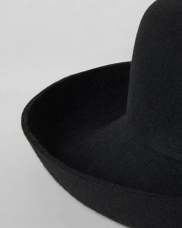 Celine Blossom Hat In Wool Felt