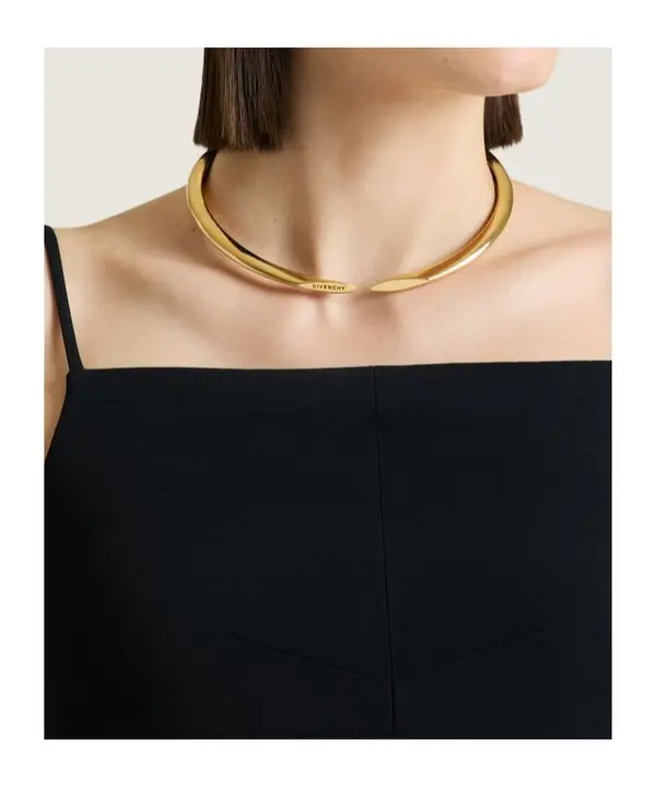 Givenchy Pinch Torque Necklace In Metal