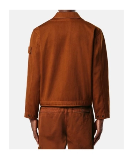 Stone Island Coach Jacket With Anti-drop Finish